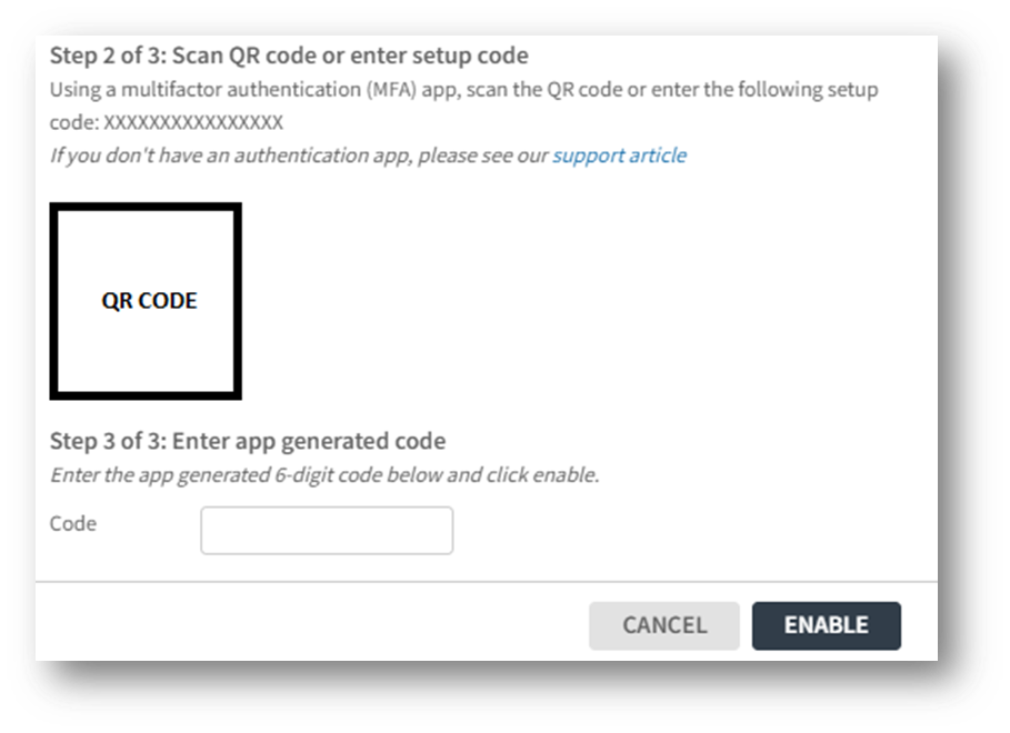 Multifactor Authentication Setup : Ardens Manager